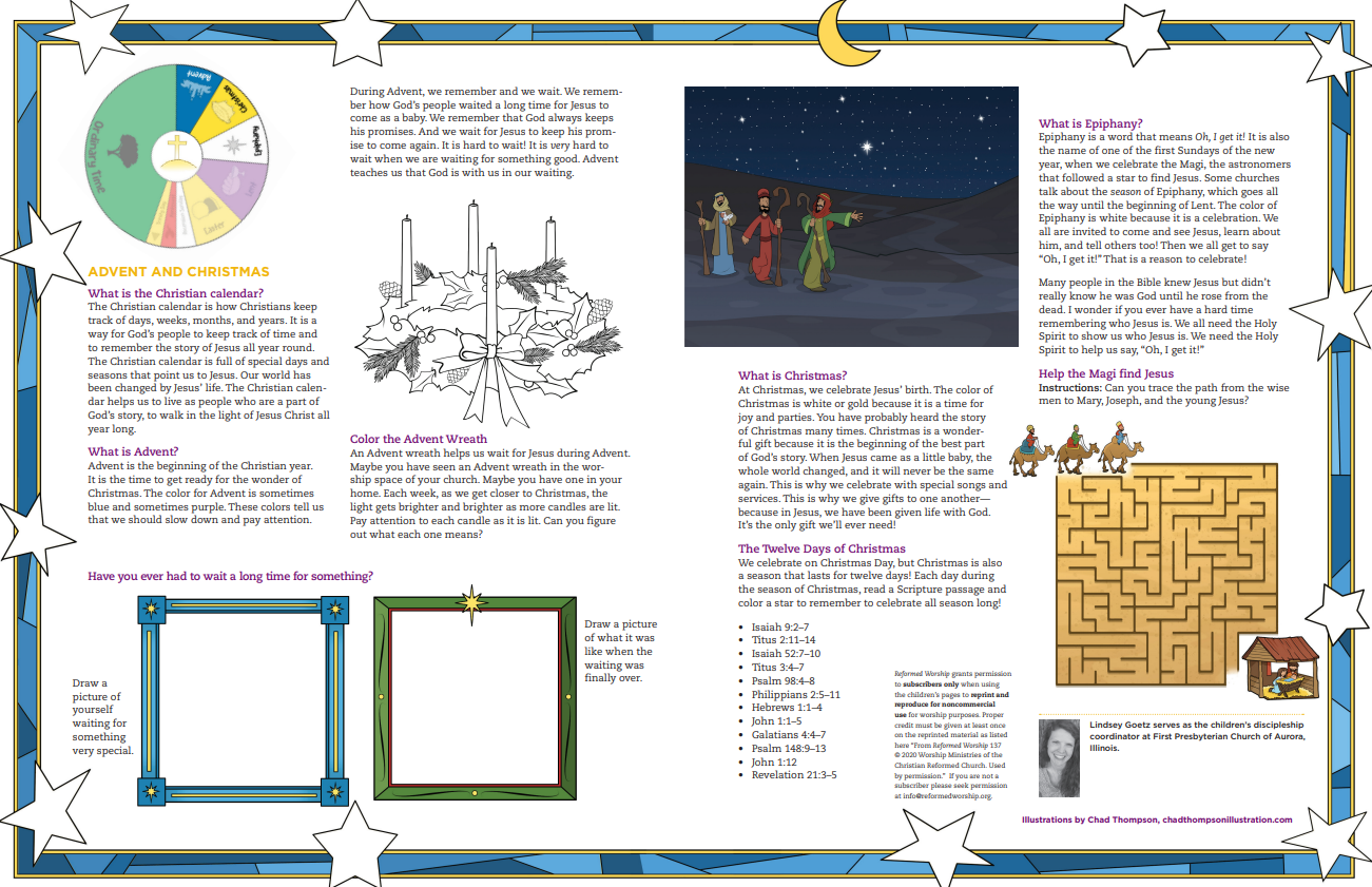 Children's Pages for the Christian Year—Advent, Christmas, and Epiphany ...